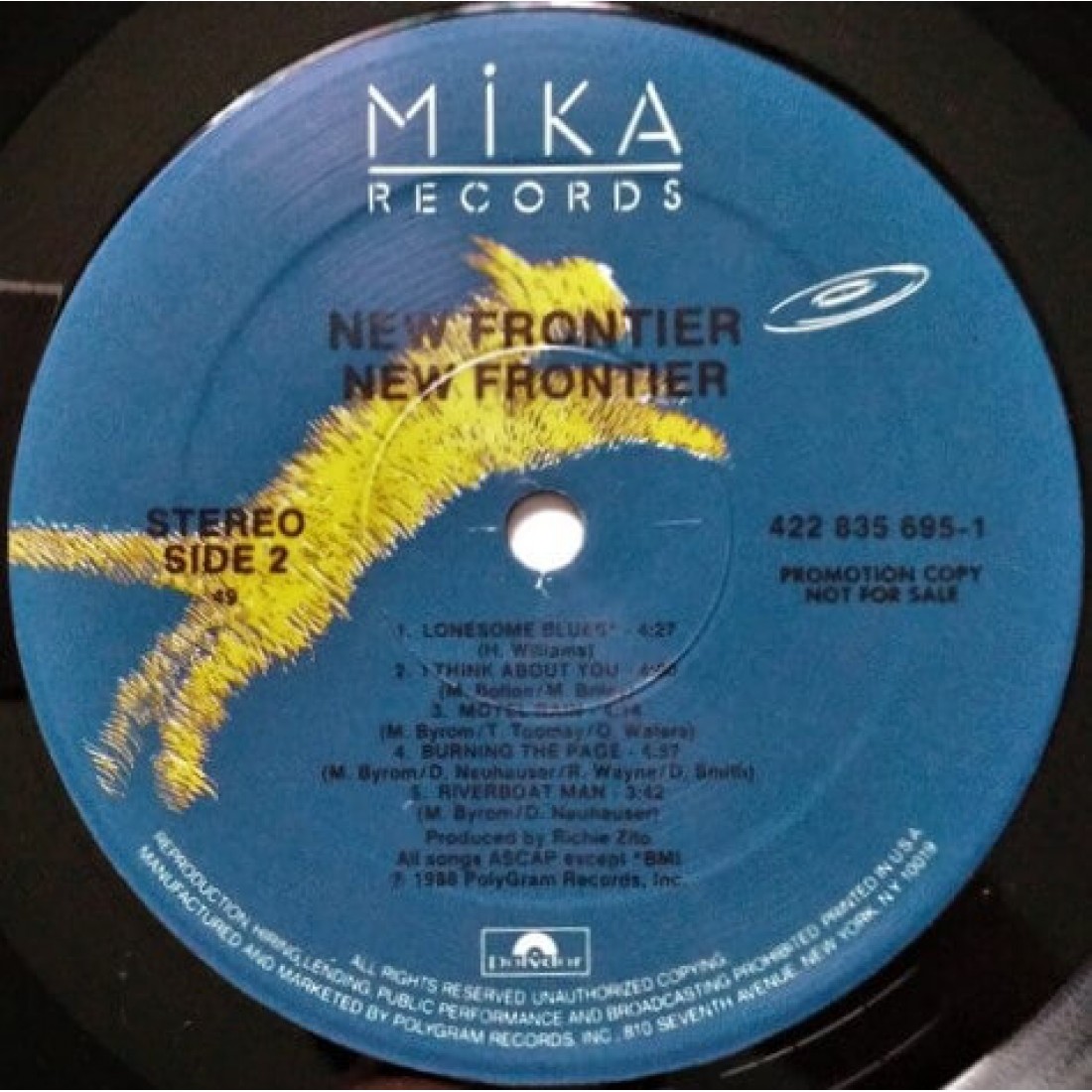 New Frontier - New Frontier - 1988Plak Sesi